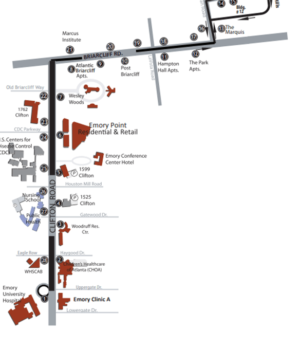 Executive Park Route | Emory Transportation